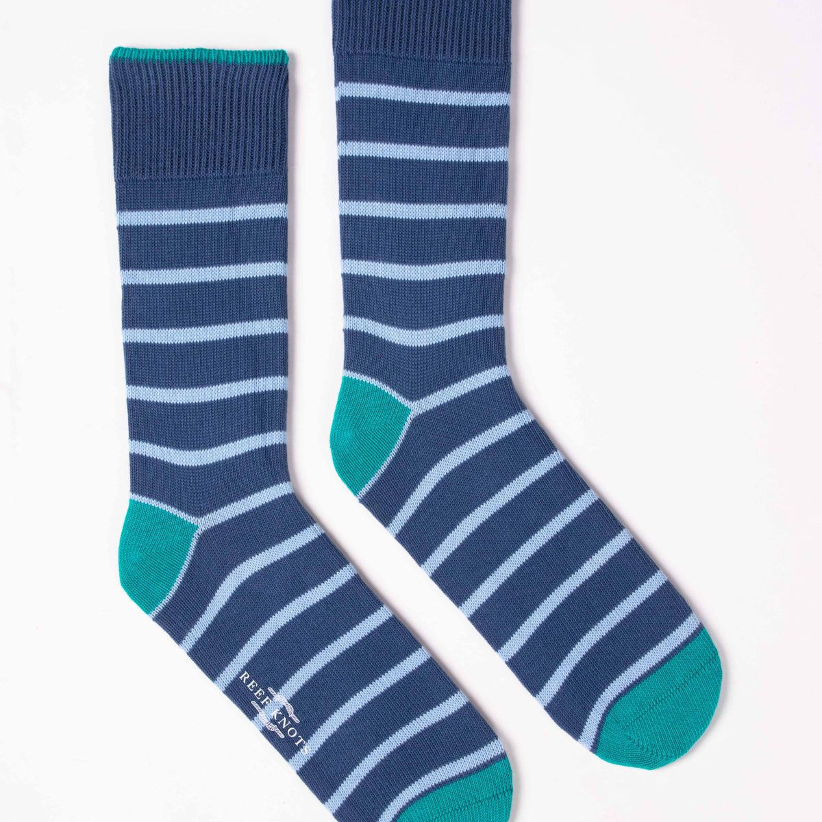 Oxford and Blue Stripe Organic Cotton Socks – ReefKnots