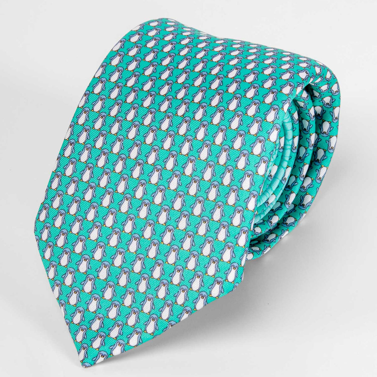 Green Penguin Recycled Plastic Tie | Eco-Friendly Sustainable Necktie ...