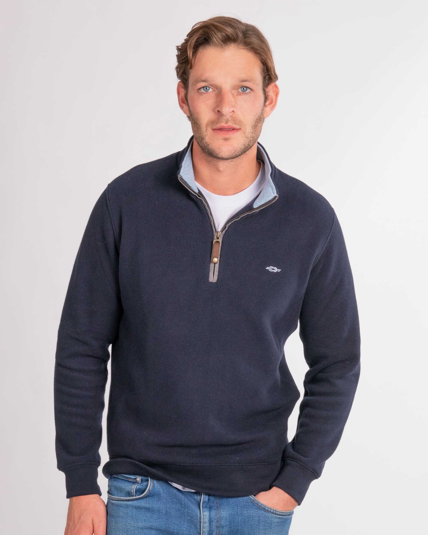 Quarter Zip Jumper | Half Zip Jumper | Recycled Plastic Sweater – ReefKnots